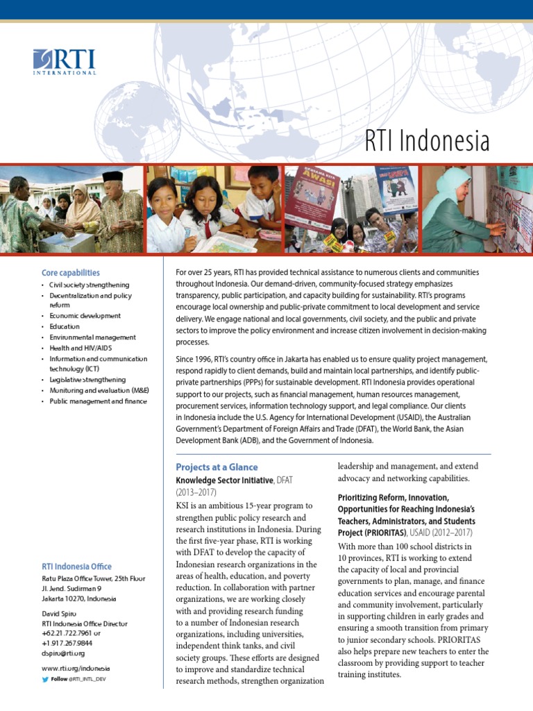 Rti Indonesia Pdf United States Agency For International