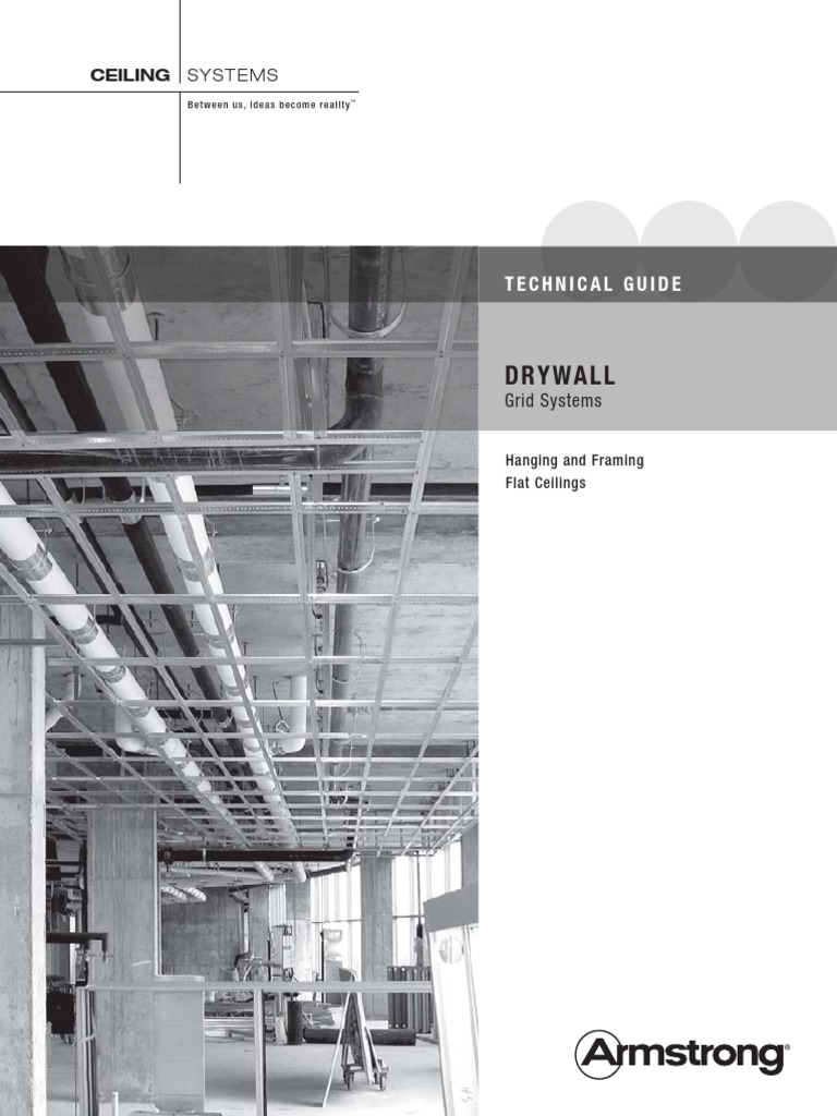 Drywall Framing Flat Ceilings Brochure | PDF | Drywall | Framing (Construction)