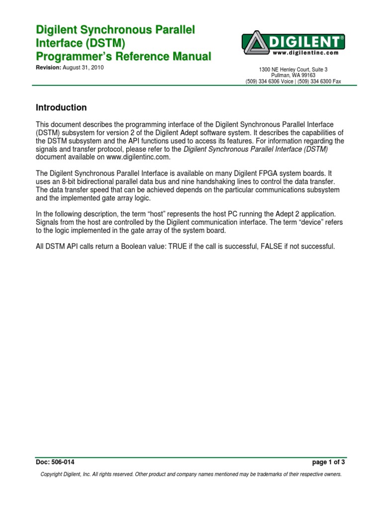 DSTM Programmer's Reference Manual | PDF | Application Programming Interface | Data Buffer