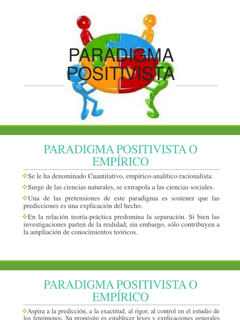 PARADIGMA POSITIVISTA | Positivismo | Empirismo | Prueba gratuita de 30 ...