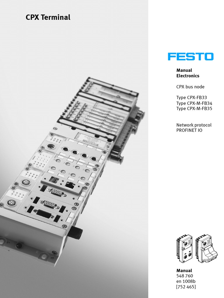 Manual Festo | PDF | Electrical Connector | Ac Power Plugs And Sockets