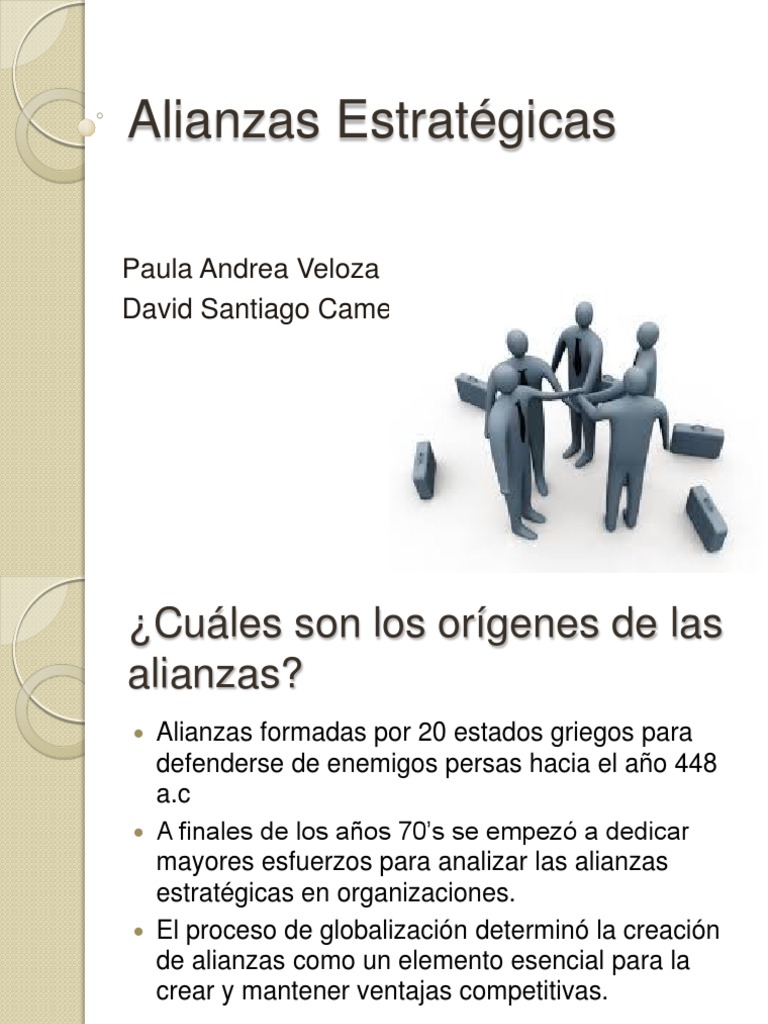 Alianzas Estratégicas. | PDF | Mercado (economía) | Economias
