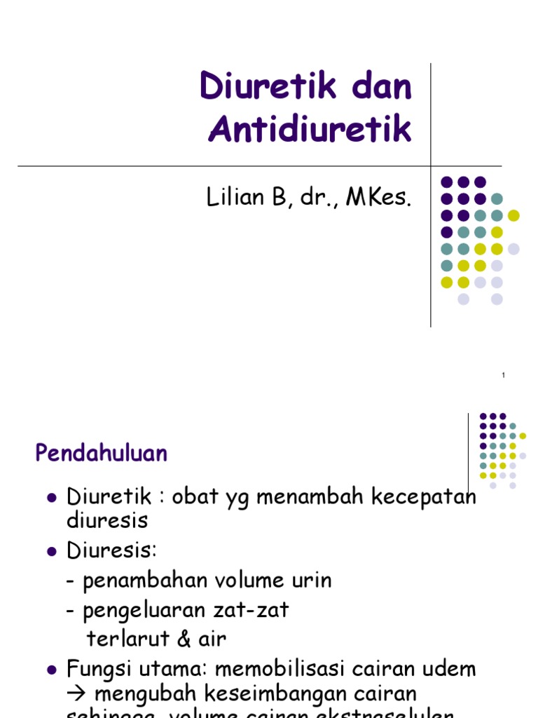 Obat Diuretik Adh | PDF
