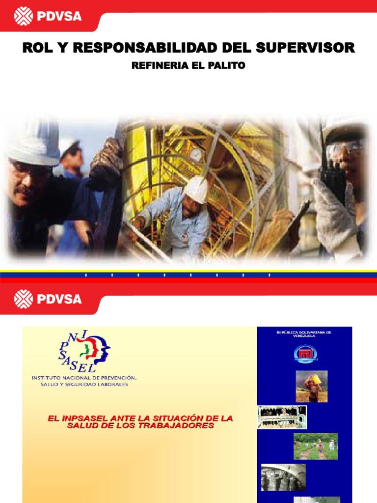 Rol y Responsabilidad Del Supervisor | PDF | Seguridad y salud ...