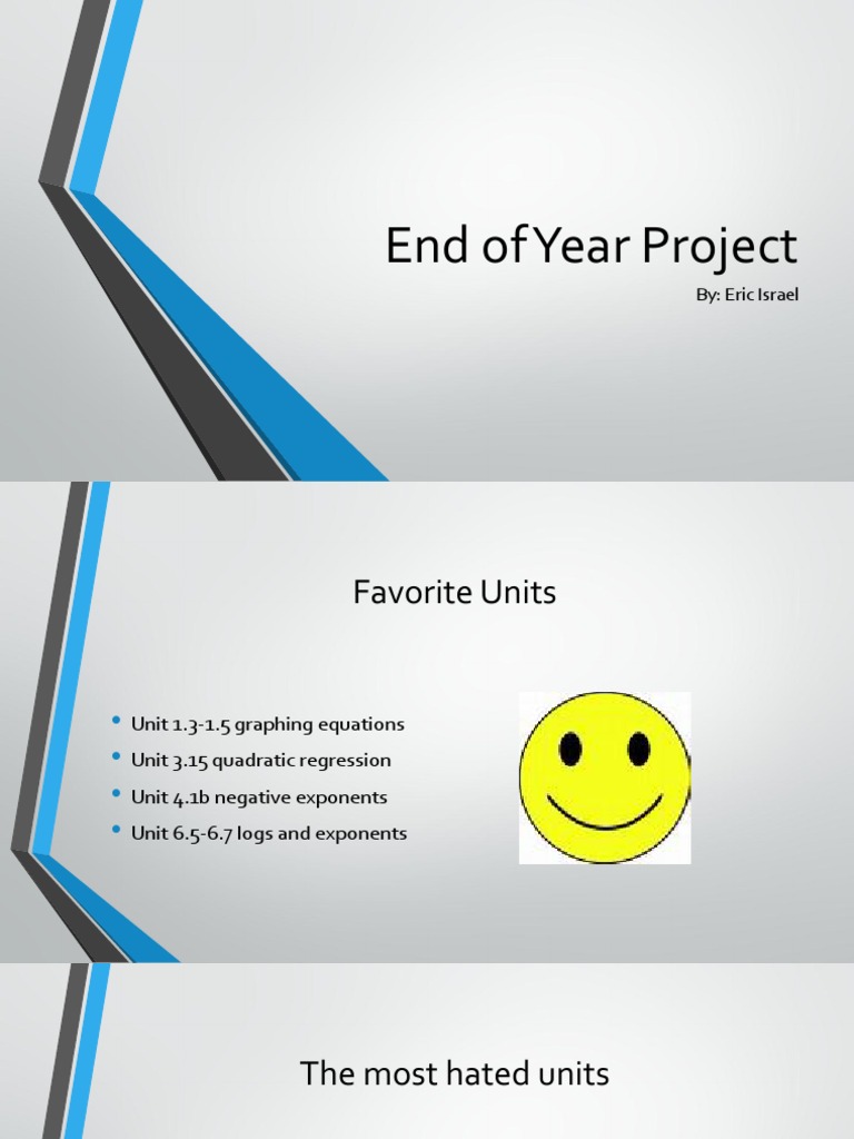 End of Year Project | PDF | Exponentiation | Logarithm