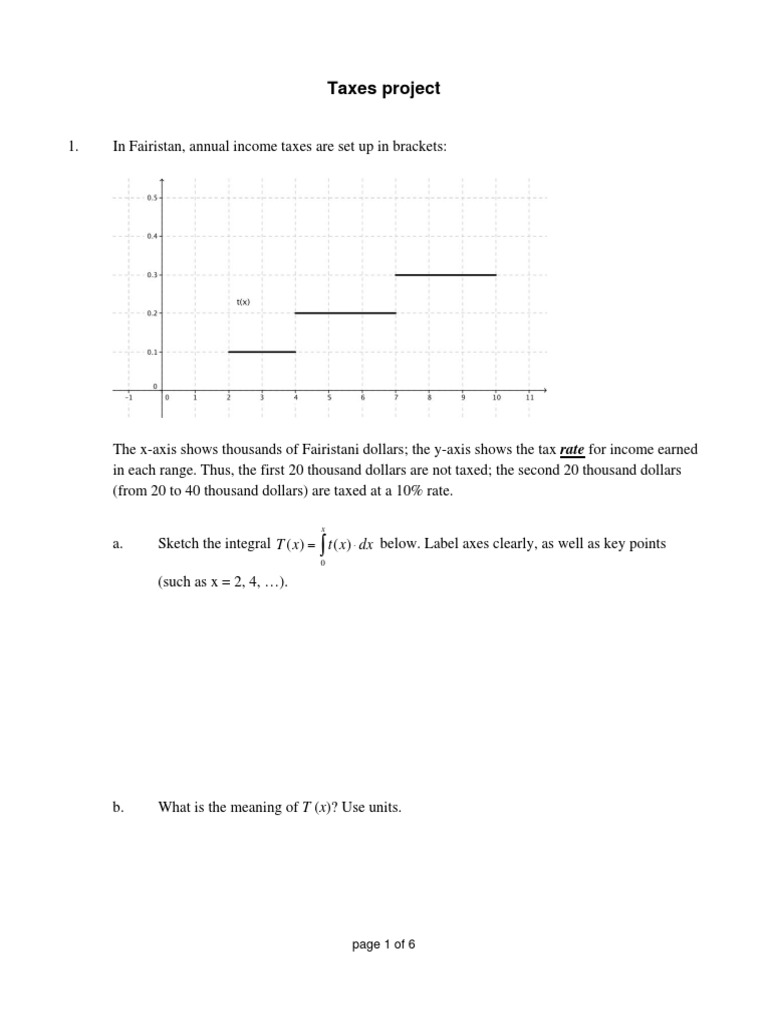 Taxes Project | PDF | Tax Rate | Taxes