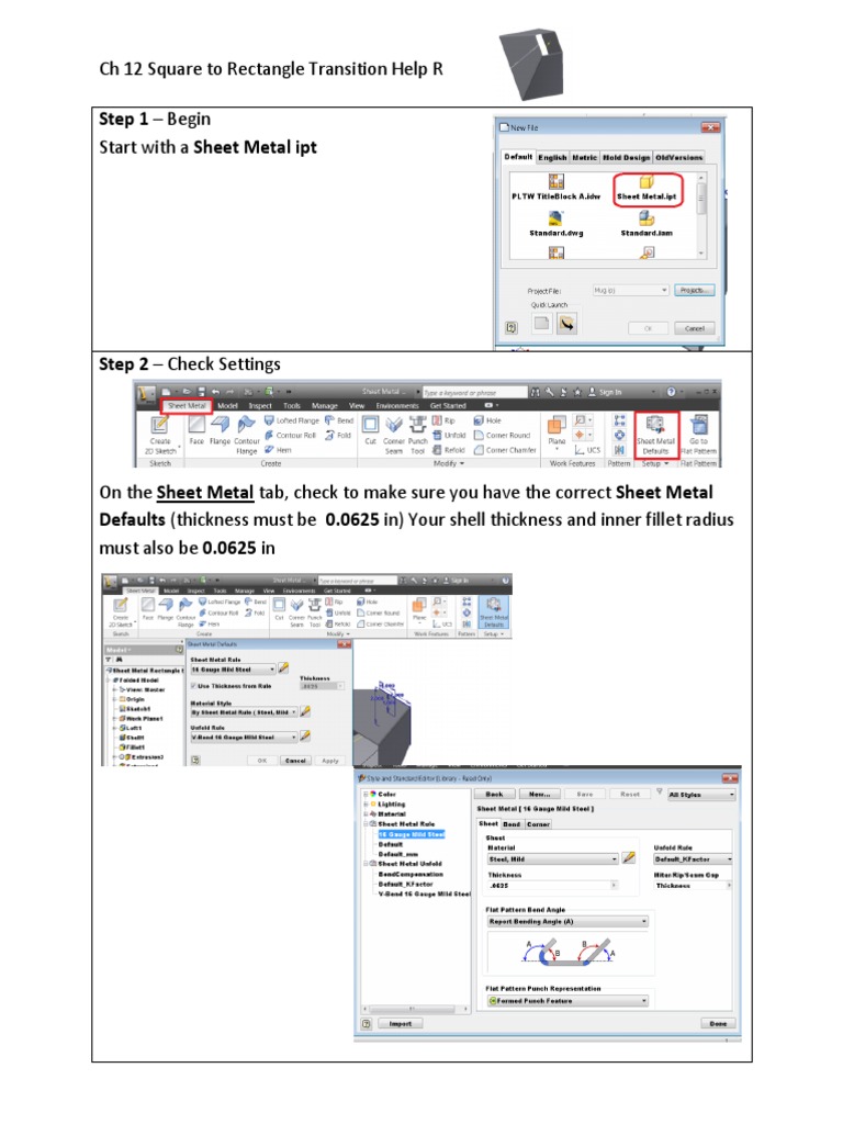 ch12 Square To Rectangle Transition Ipt Help | PDF