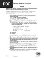 Standard Operating Procedure For Pest Control | PDF | Pest Control ...