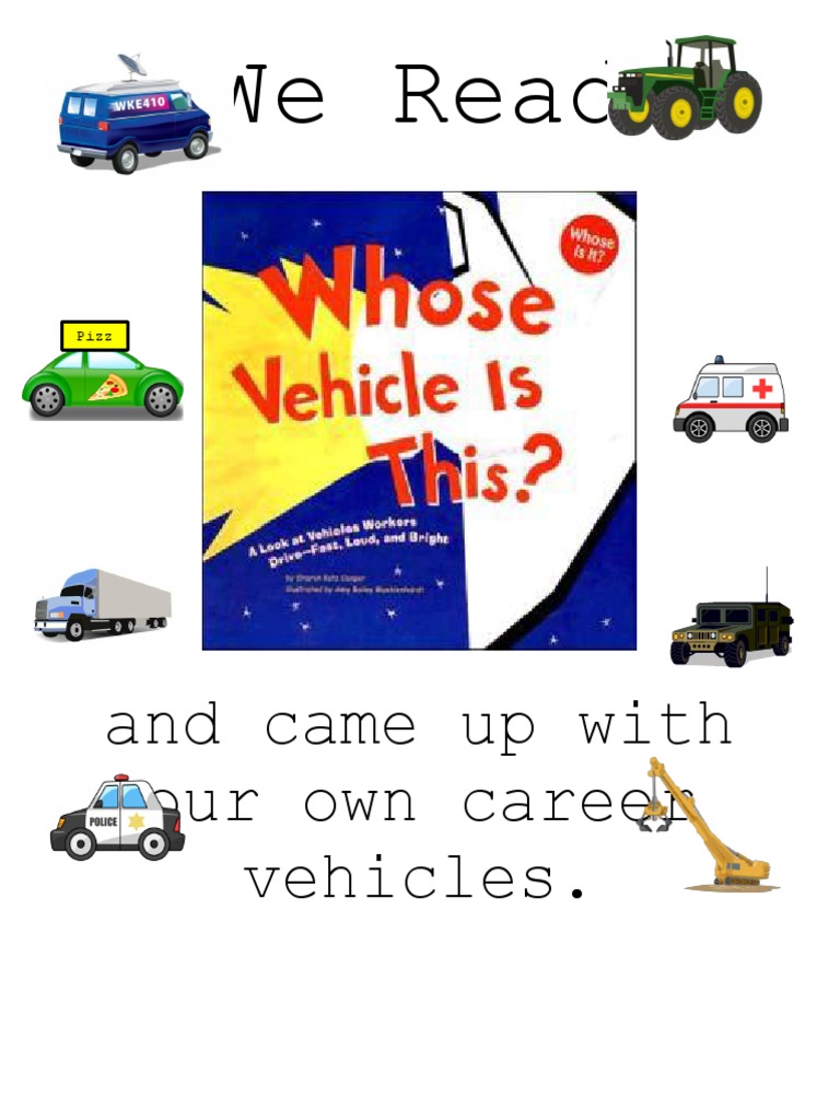 Whose Vehicle Is This Poster | PDF