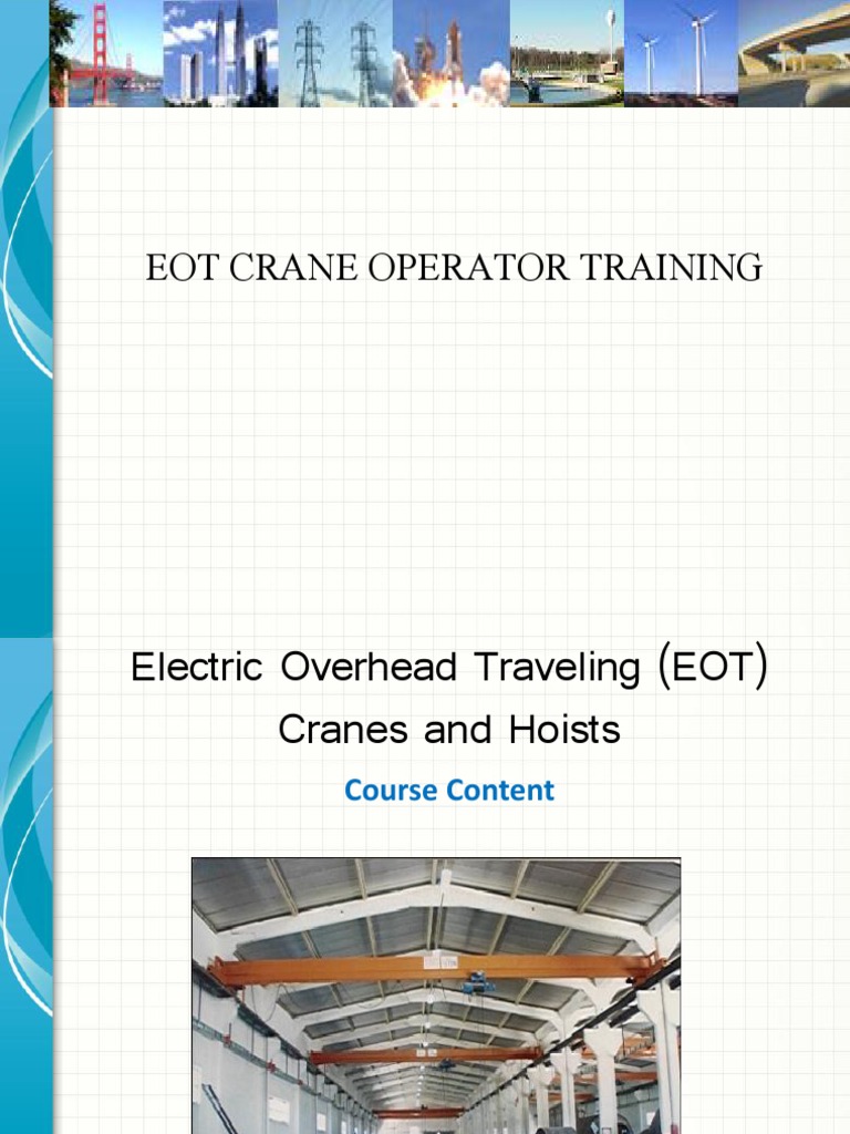 New Eot Crane Training | PDF | Crane (Machine) | Machines