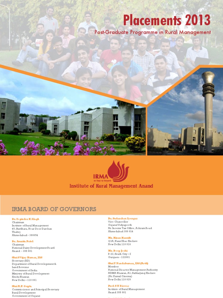 IRMA 2013 Placement Overview | PDF | Economies | Business