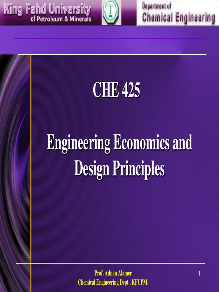 Chemical Process Design | PDF | Net Present Value | Economics