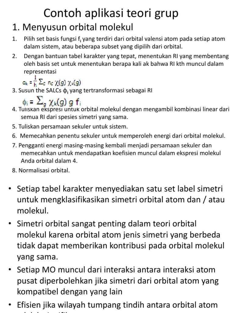 Aplikasi Teori Grup | PDF