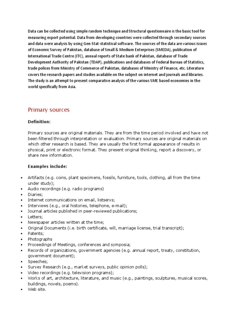 Data Collection Methods | Download Free PDF | Primary Sources | Databases