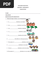 Standard 3 English Revision Exercise | PDF | Cognitive Science | Human ...