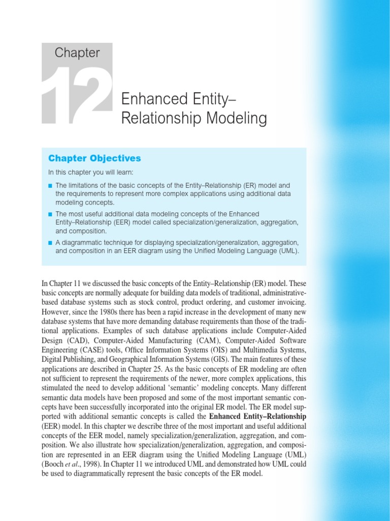 Enhanced Entity-Relationship Concepts | PDF | Inheritance (Object ...