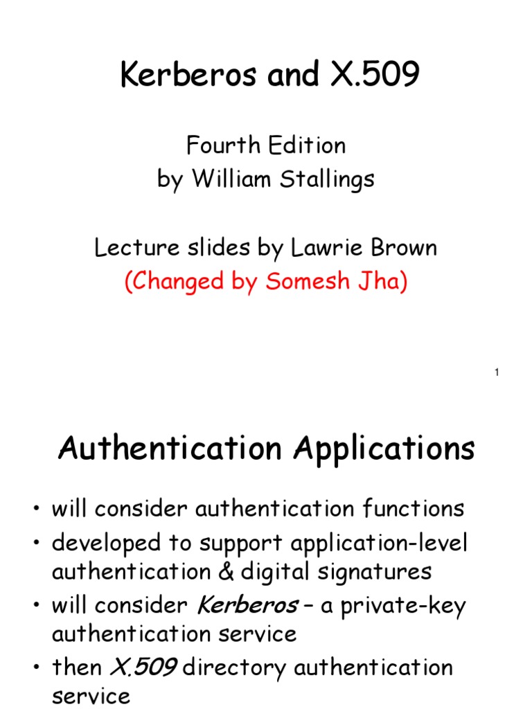 Kerberos X509 | PDF | Public Key Cryptography | Public Key Certificate