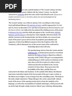 The Second Coming | PDF | W. B. Yeats | Poetry