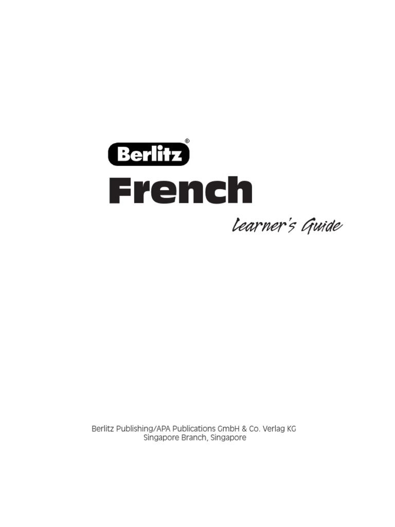 French All in One Learners' Guide | PDF | Plural | Grammatical Gender
