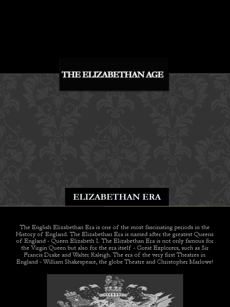 The Elizabethan Age | PDF | Elizabethan Era | Elizabeth I Of England