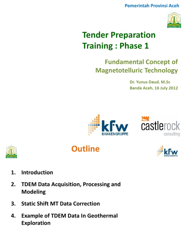 Materi Supreme I - Time Domain Electromagnetic (TDEM) Method | PDF ...
