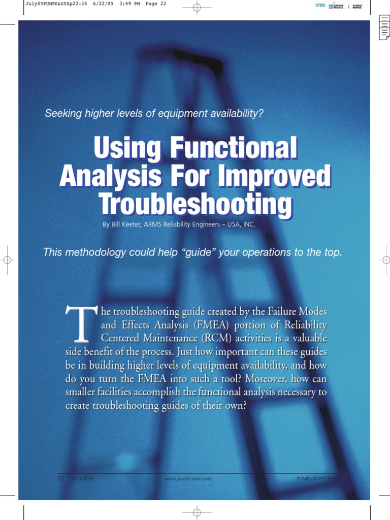Using Functional Analysis | Download Free PDF | Reliability Engineering ...