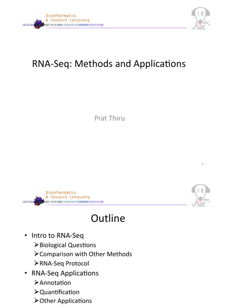 RNA Seq | PDF | Biotechnology | Genetics
