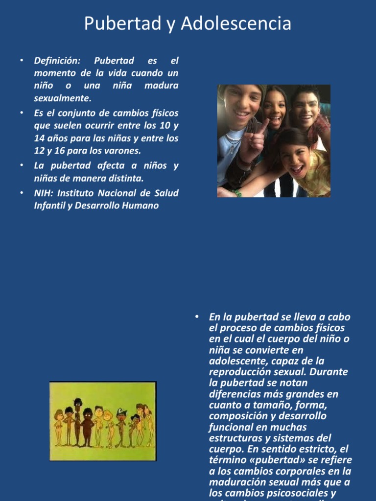 Pubertad y Adolescencia | PDF | Pubertad | Adolescencia