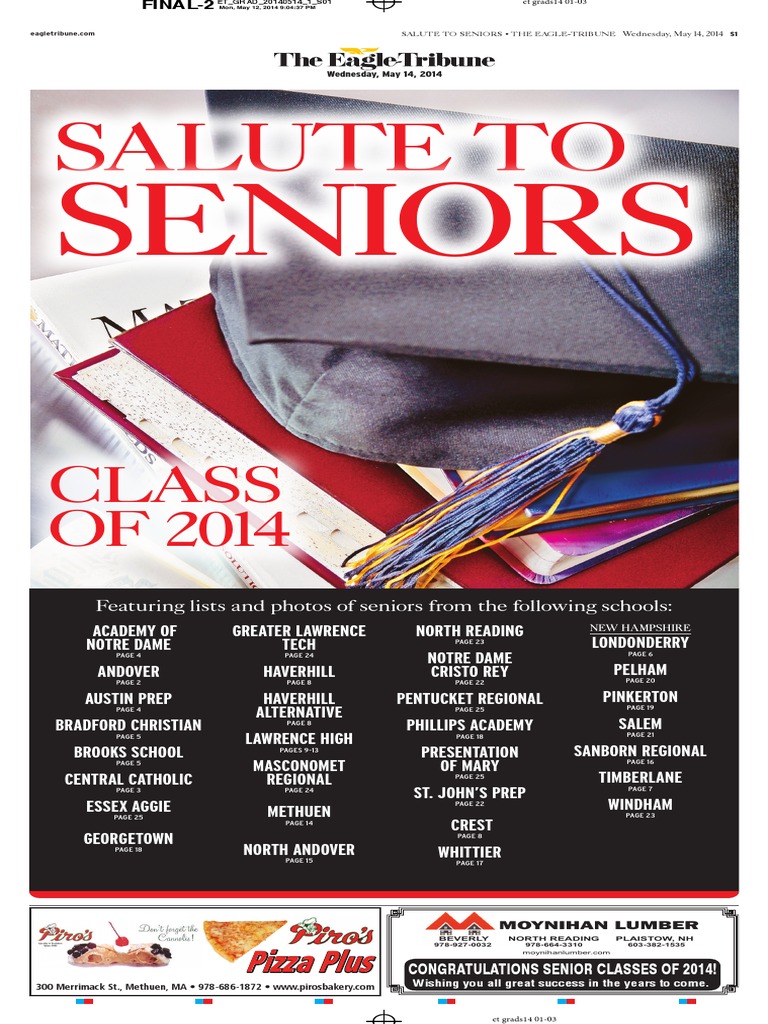 Eagle-Tribune: Graduation 2014 | PDF | Art