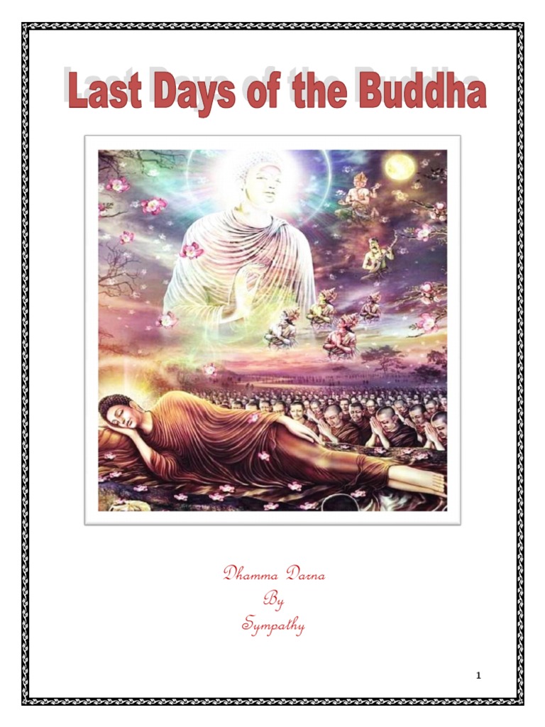 Last Days of The Buddha | PDF | Four Noble Truths | Buddhist Texts