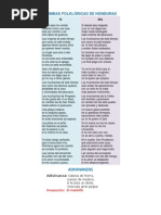Ejemplos de Bombas Folklóricas de Honduras | PDF