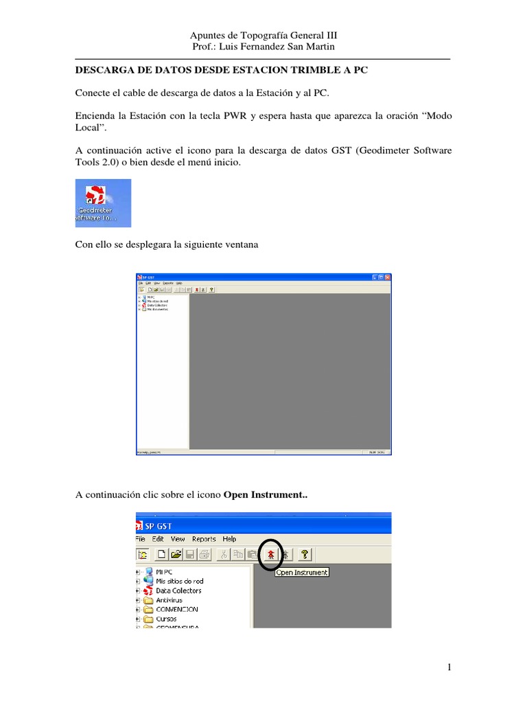 Descarga Trimble | PDF | Ascii | Archivo de computadora