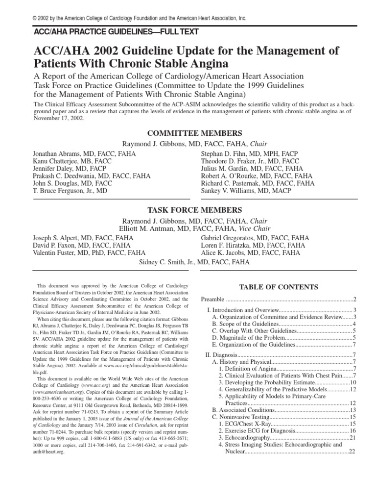 CSAP Full 2002 | PDF | Coronary Artery Disease | Percutaneous Coronary ...