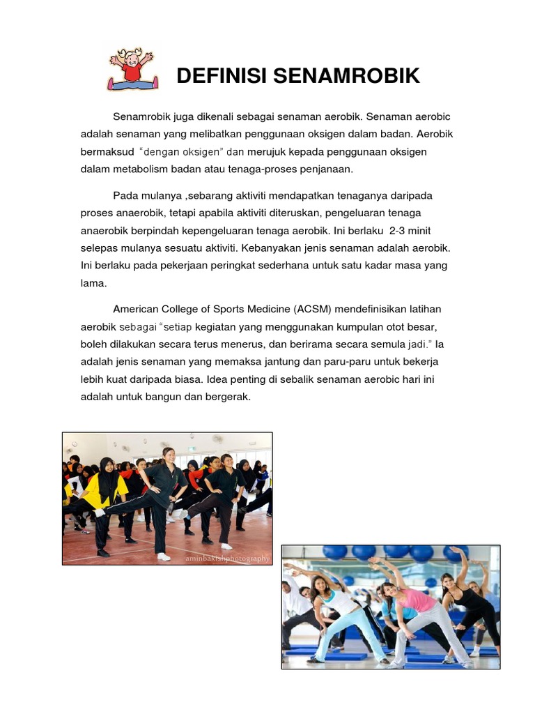 Konsep Senamrobik | PDF
