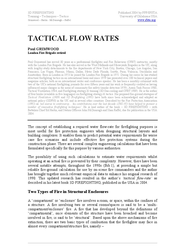 Tatctical Flow Tases | PDF
