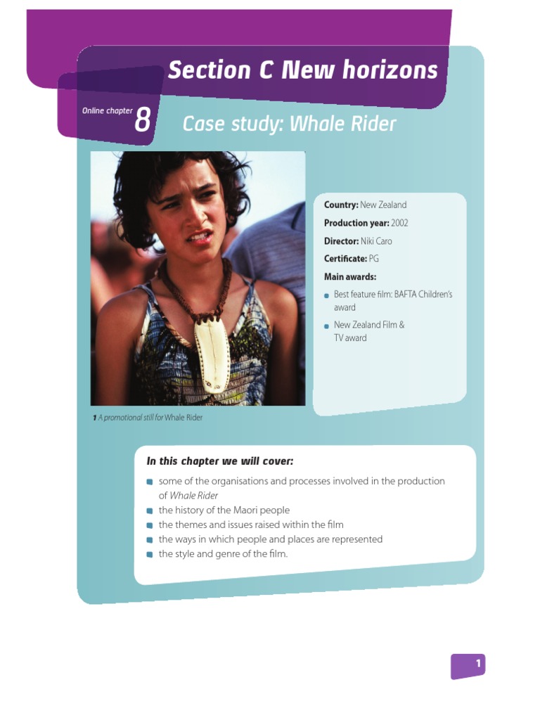 Case Study - Whale Rider | PDF | Māori People