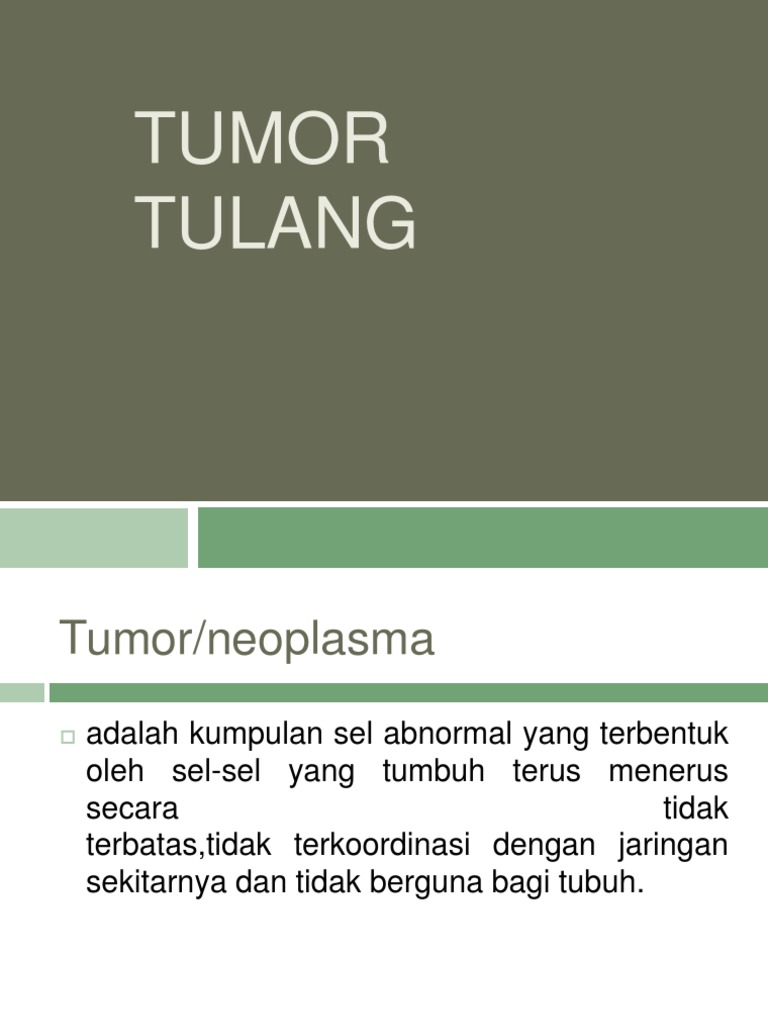 Tumor Tulang | PDF