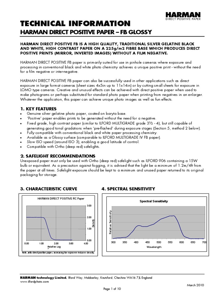 Direct Positive Paper | PDF
