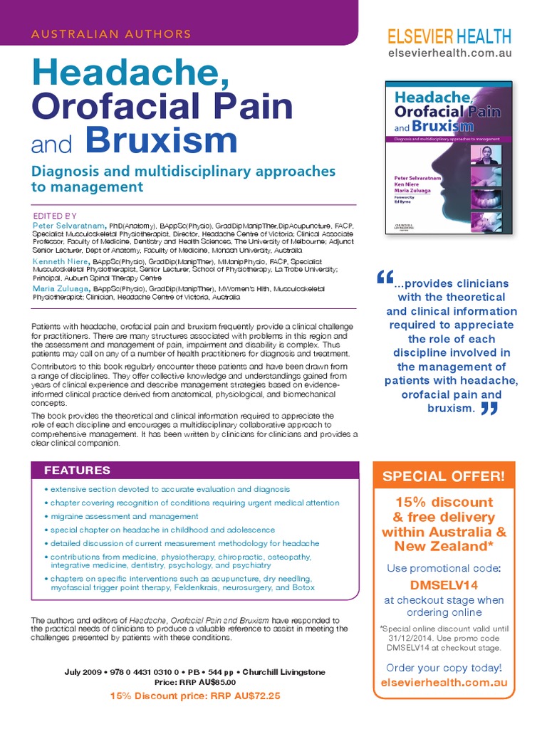 Flyer Headache Book 2014 | PDF | Physical Therapy | Medicine