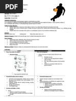 Basketball Lesson 1 2 - 3 Grade: ND RD | PDF | Physical Education ...