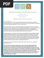 NaBITA Standards FINAL 2 | PDF | Violence | Risk