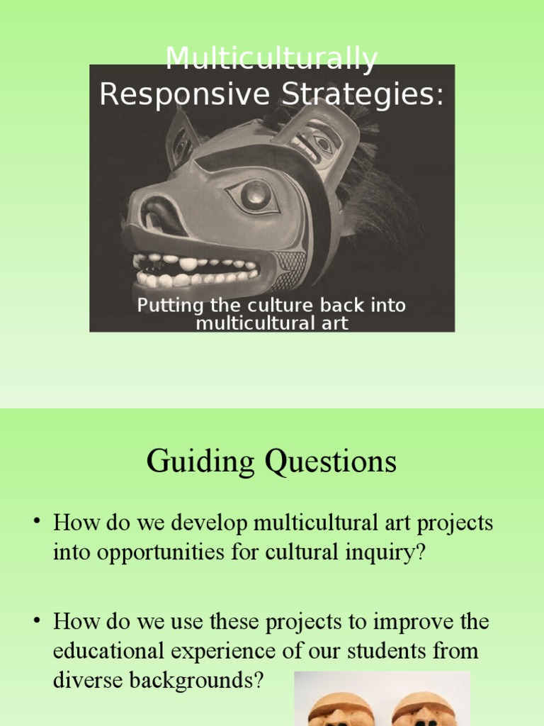 Multicultural Art Education Strategies | PDF | Multiculturalism | Learning