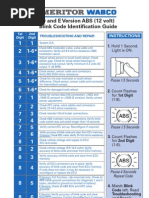 WABCO Blink Codes C Ver | PDF | Anti Lock Braking System | Axle