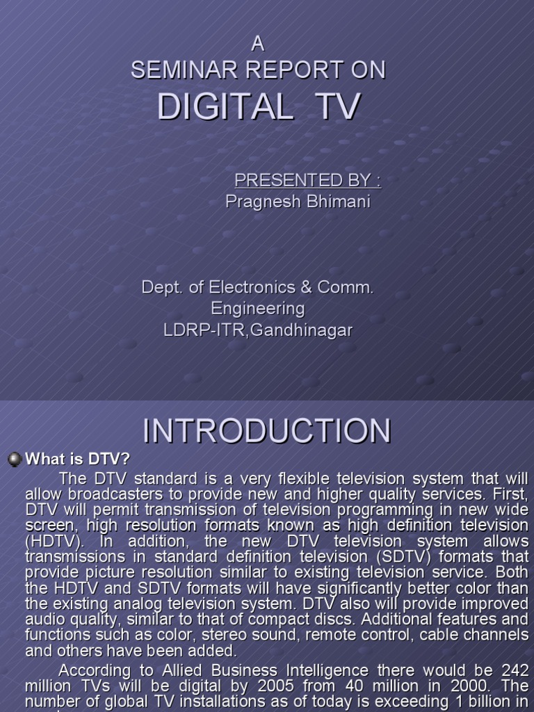 Digitaltvamit | PDF | Digital Television | Television