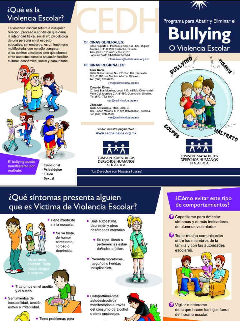 Bullying Triptico PDF | PDF | Language Arts & Discipline | Home & Garden