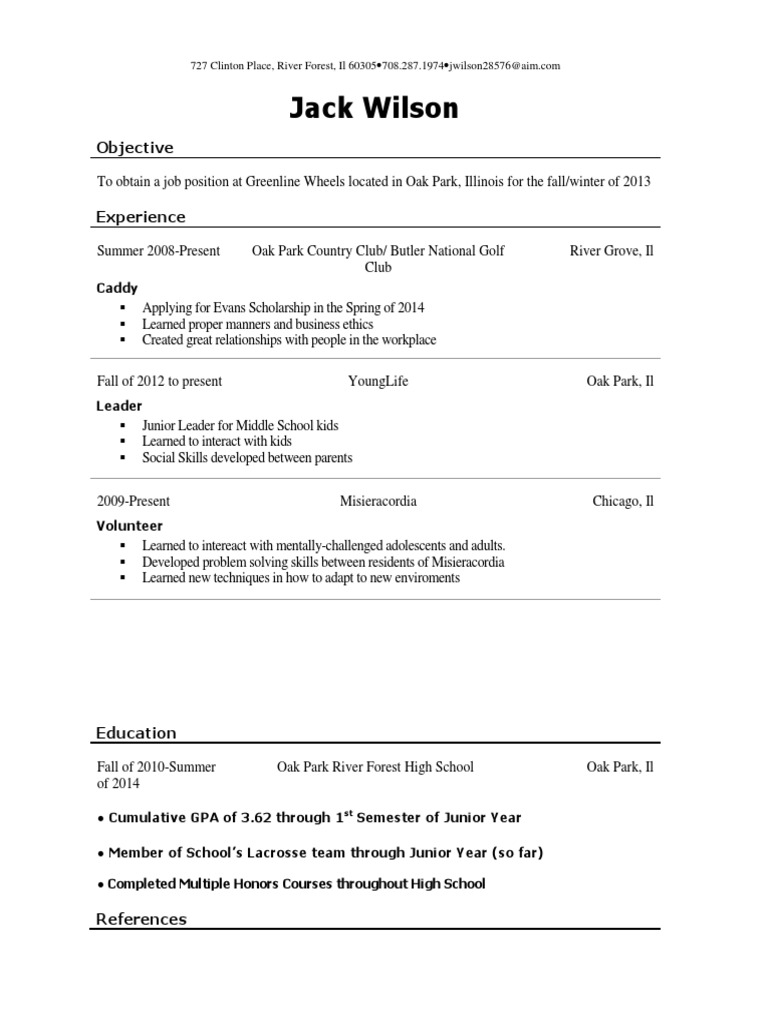 Wilson Resume | PDF