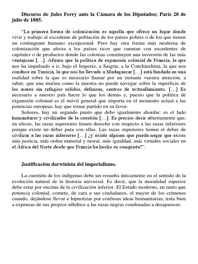Texto Jules Ferry | PDF