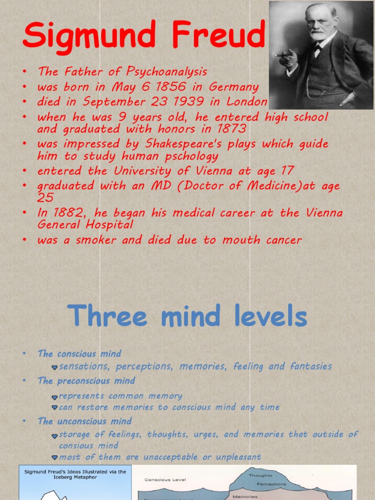 Sigmund Freud 2 | PDF | Id | Unconscious Mind