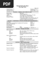 Ultrasonic Couplant MSDS | PDF | Ultrasound | Volatile Organic Compound