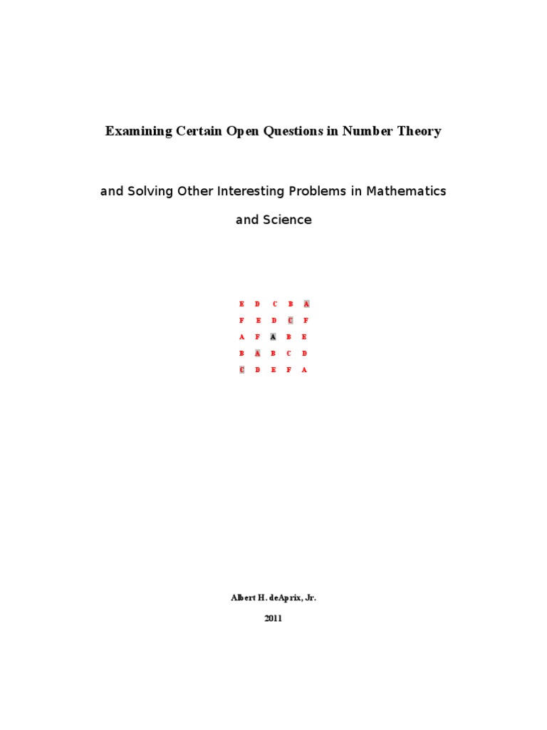 Ulam's Spiral Square Patterns Explained (Rev.) | PDF | Prime Number | Teaching Mathematics